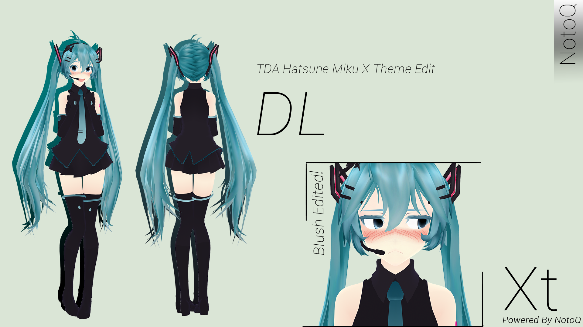 [MMD VOCALOID] Tda Hatsune Miku X Theme (Xt) DL! by NotoQ on DeviantArt