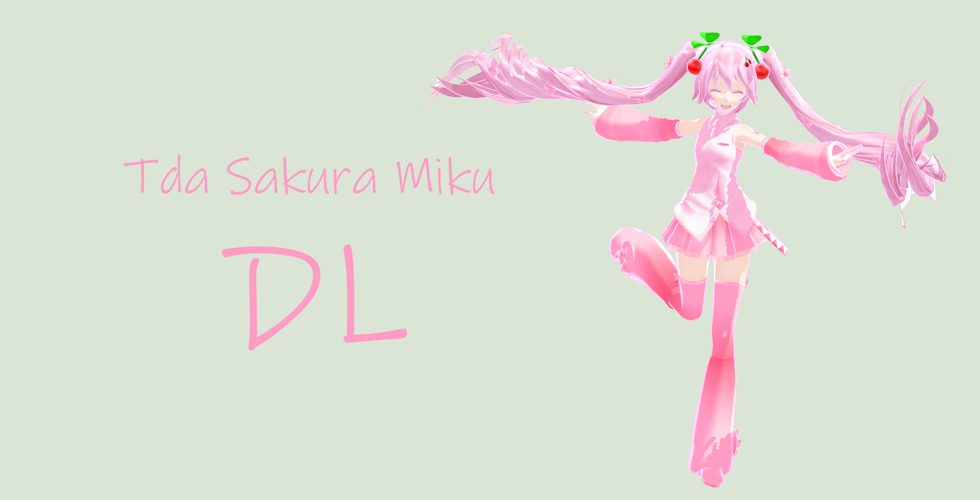 [MMD VOCALOID] Tda Sakura Miku DL! by NotoQ on DeviantArt