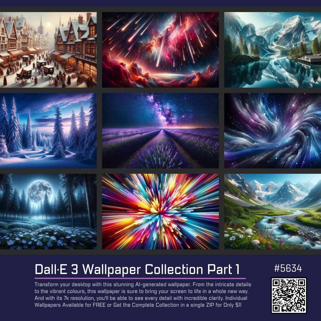 Dall-E 3 Wallpaper Collection Part 1 - ZIP by Fiulo on DeviantArt