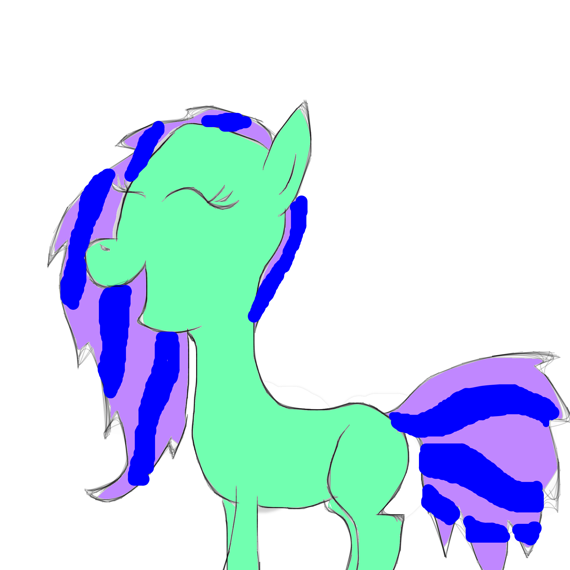 OC Pony by FrozenFudgePopsicle on DeviantArt