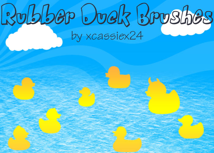 Rubber Duck Brushes by xCassiex24 on DeviantArt