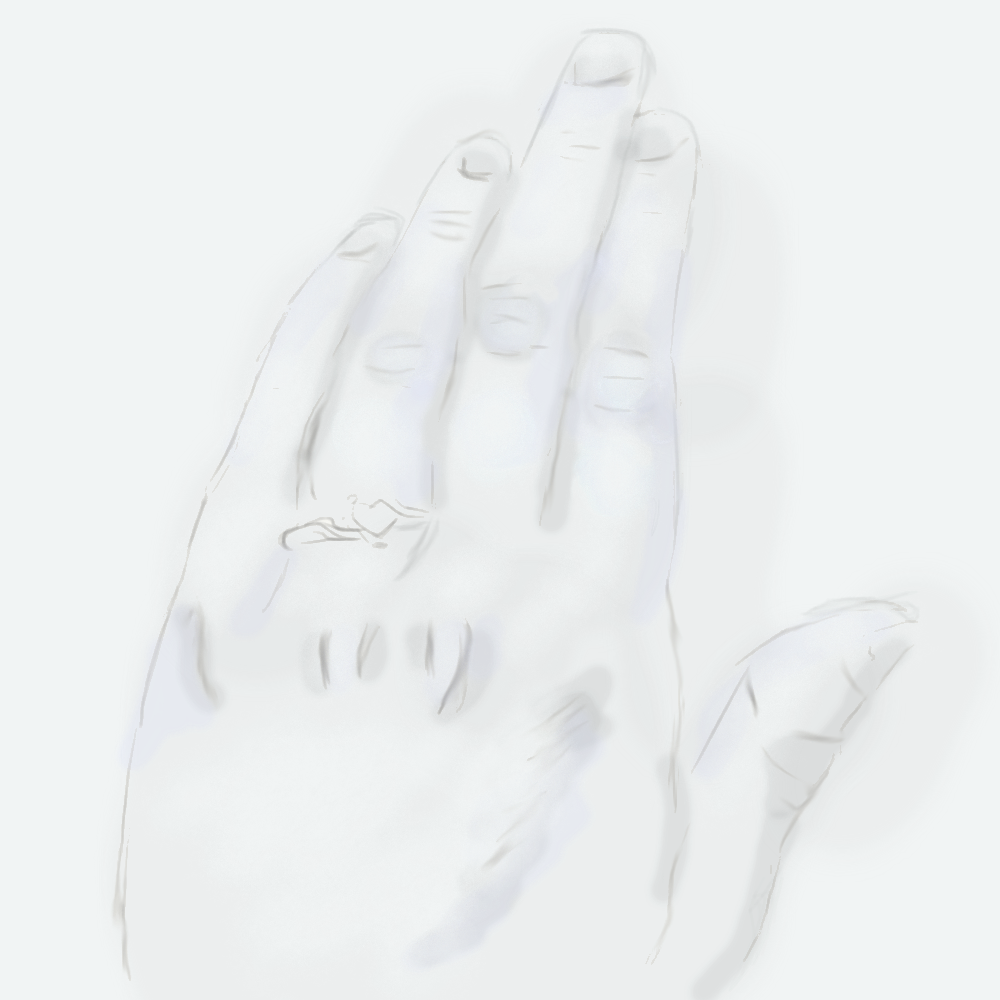 Hands Step 2 Preliminary Shading by petitchaton16 on DeviantArt