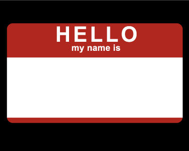 Hello My Name Is +sticker+ by littledarksprite on DeviantArt