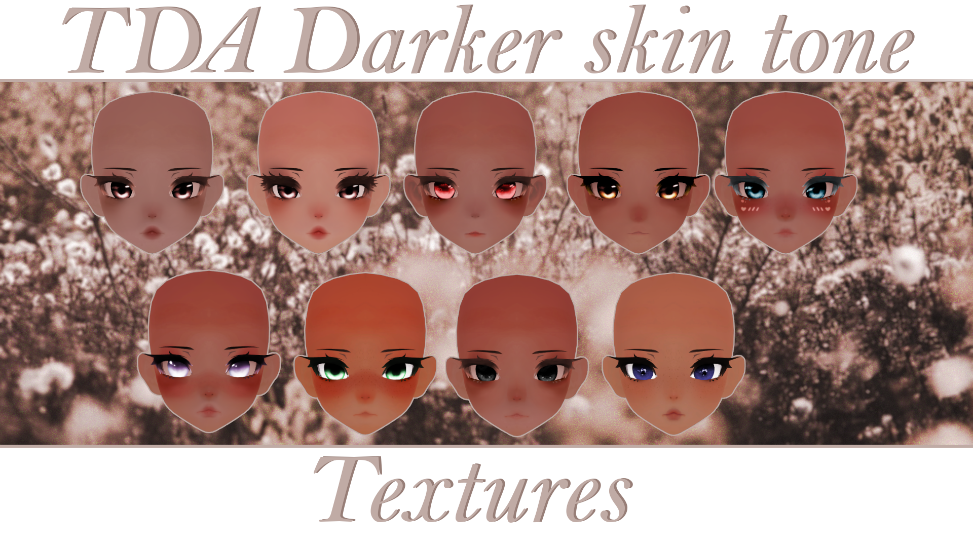 TDA Dark Skin Tone Texture Pack by TacChan666 on DeviantArt