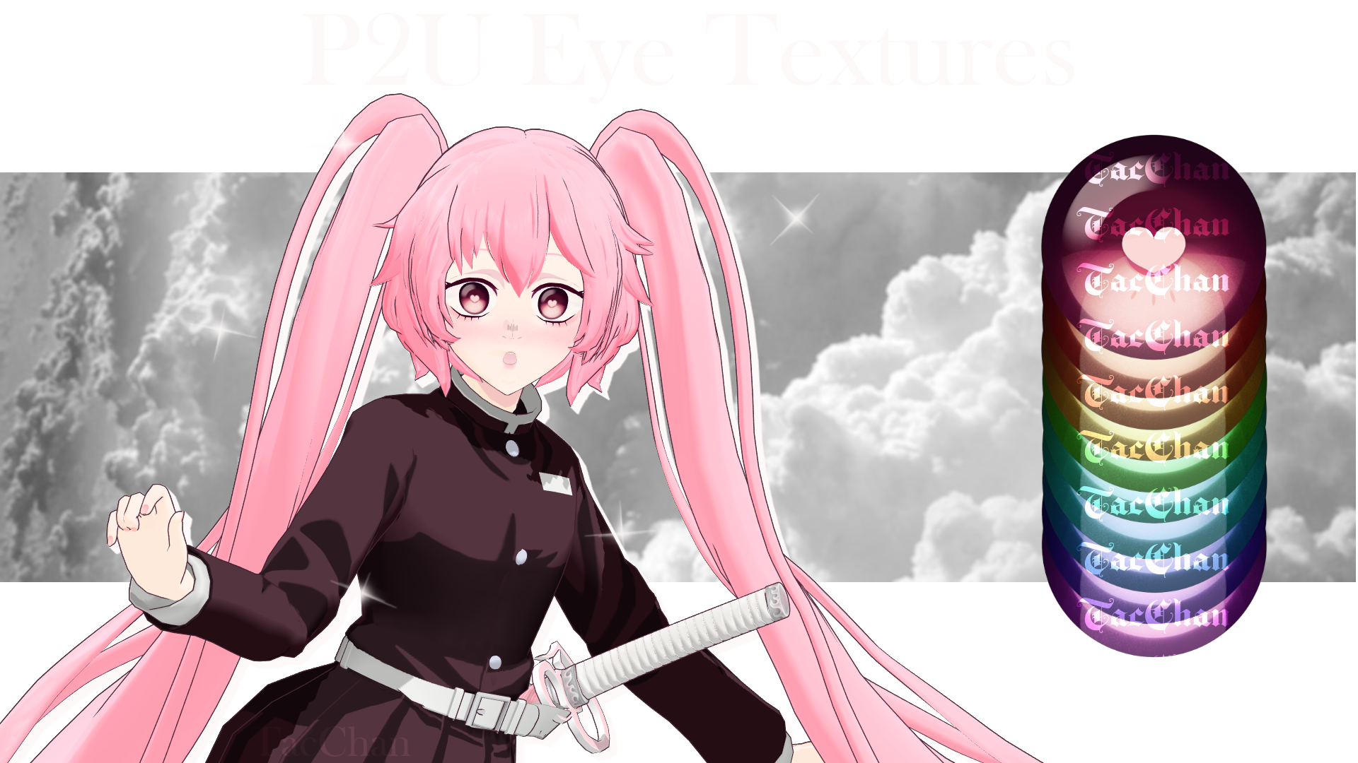 MMD P2U Heart Eye Textures By TacChan by TacChan666 on DeviantArt