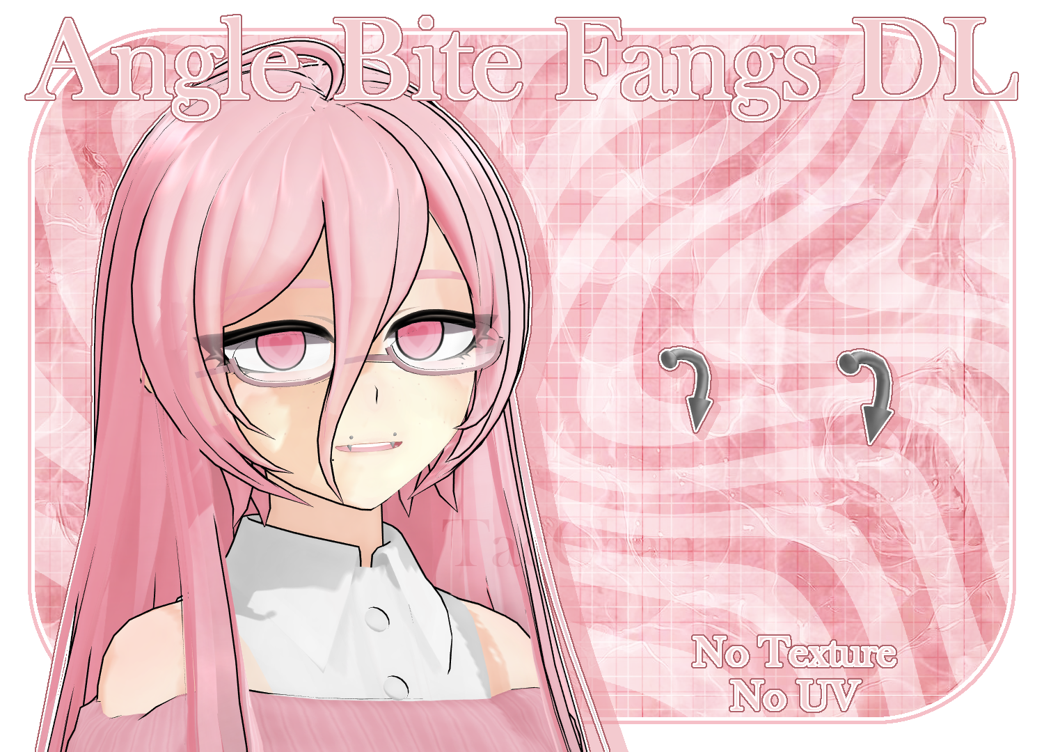 MMD Angle Bite Fangs DL by TacChan666 on DeviantArt