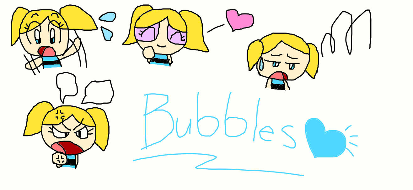 Bubbles Expressions by PokeGirlRULES on DeviantArt
