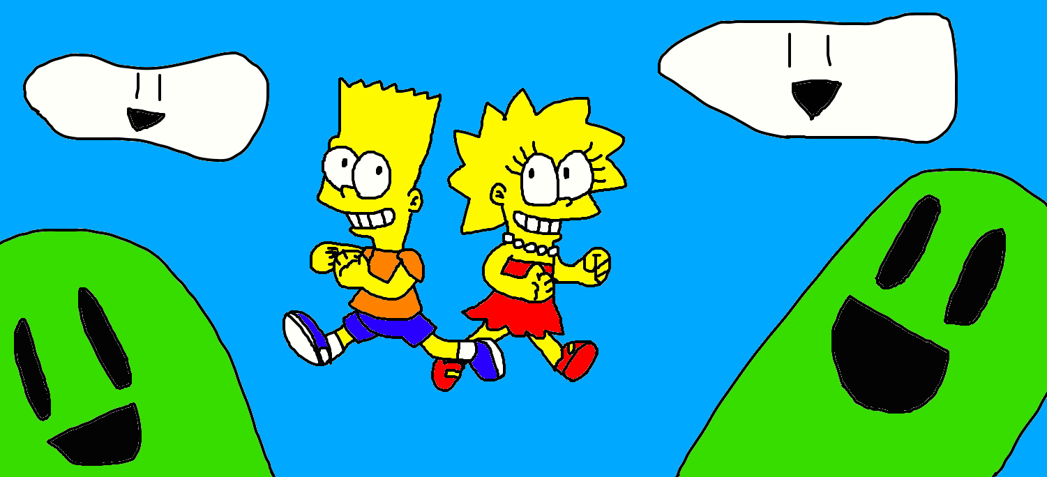 Bart and Lisa's Adventure by PokeGirlRULES on DeviantArt