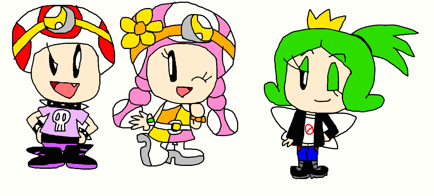 Hi Hi Captain Toad and Toadette by PokeGirlRULES on DeviantArt