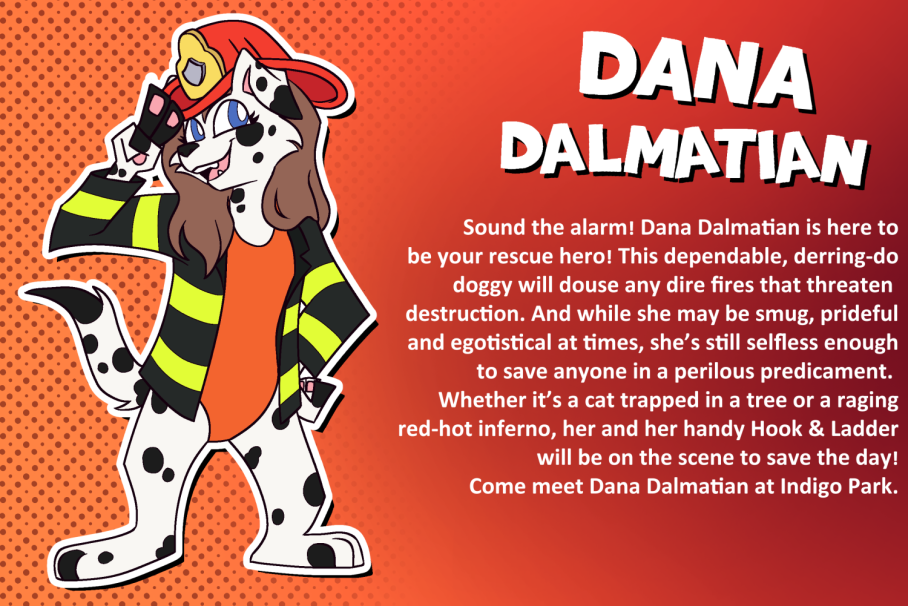 Dana Dalmatian (Indigo Park OC) by YellowbellyHudson525 on DeviantArt