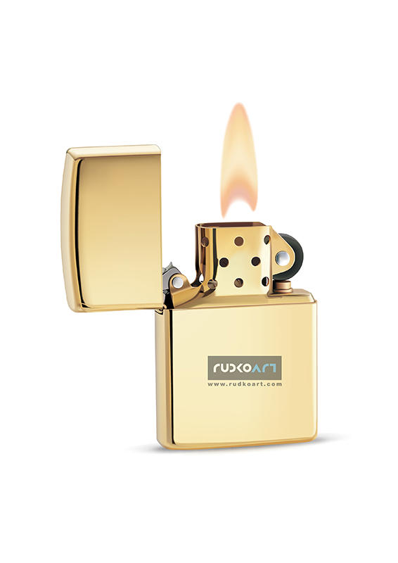 Vector Zippo metal golden lighter by Rubikmaster90 on DeviantArt