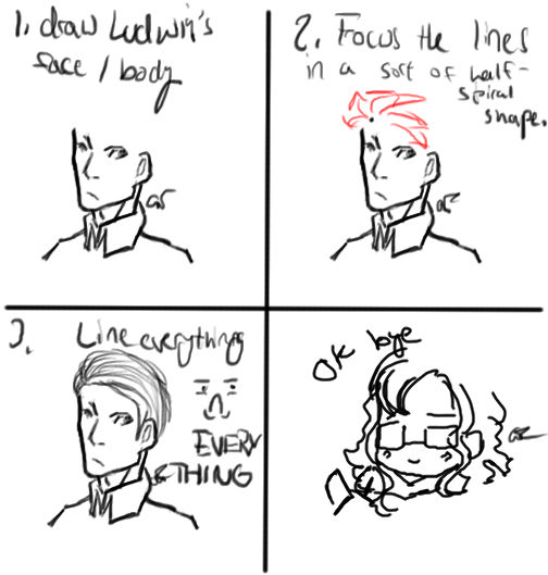 How To draw Ludwigs hair by Fur-das-Vaterland on DeviantArt