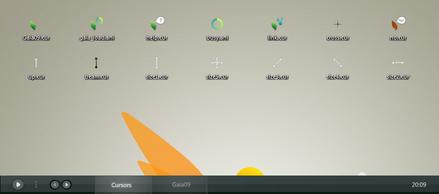 gaia09 cursors by novoo UNIX by VendictART on DeviantArt