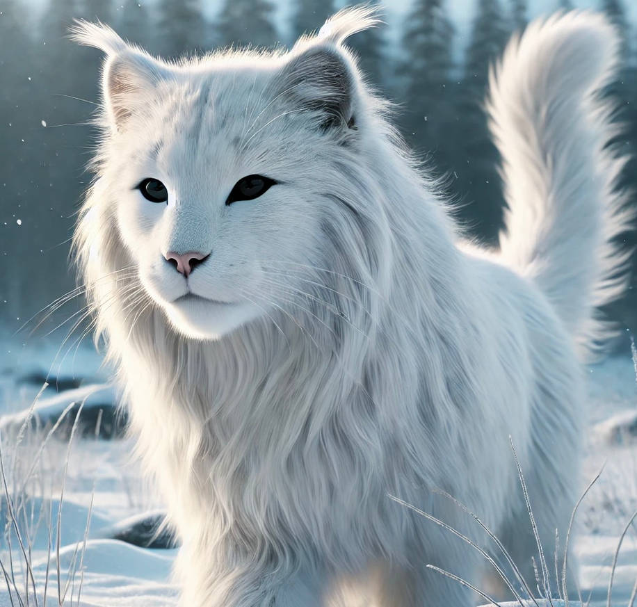 New Snowy Wildcat Species by Full-Maverick on DeviantArt