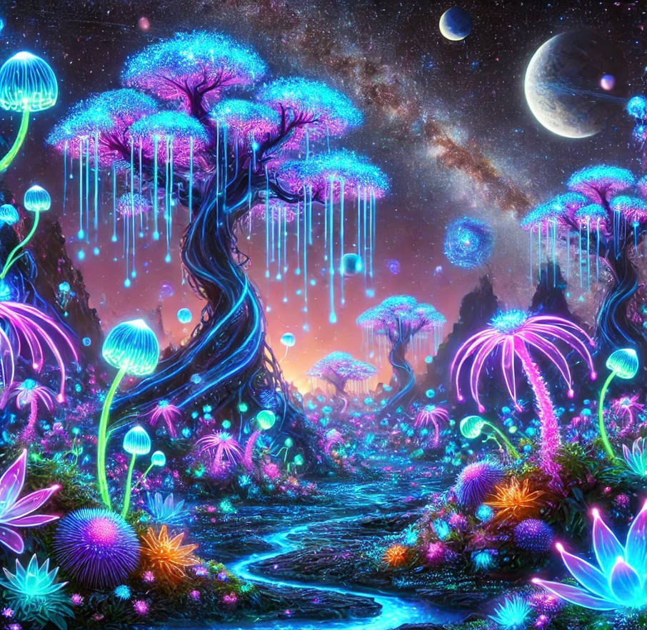 Alien Plant World by Full-Maverick on DeviantArt