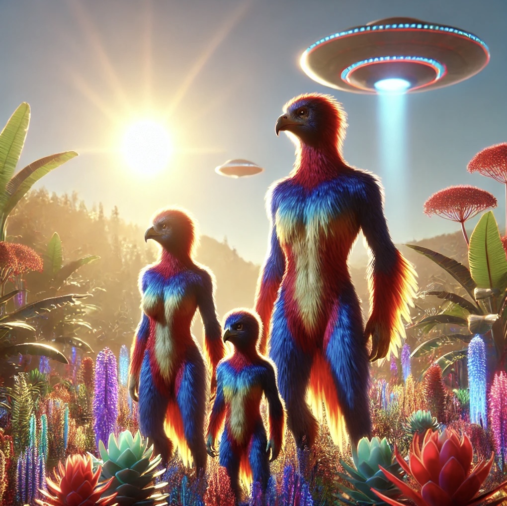 Tropical Avian Humanoid Family by Full-Maverick on DeviantArt