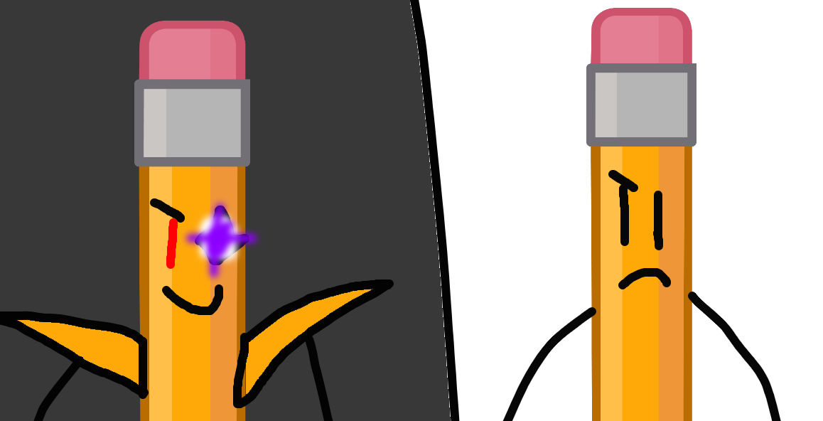 Pencil Vs COMIC Pencil by SuperCore2222 on DeviantArt