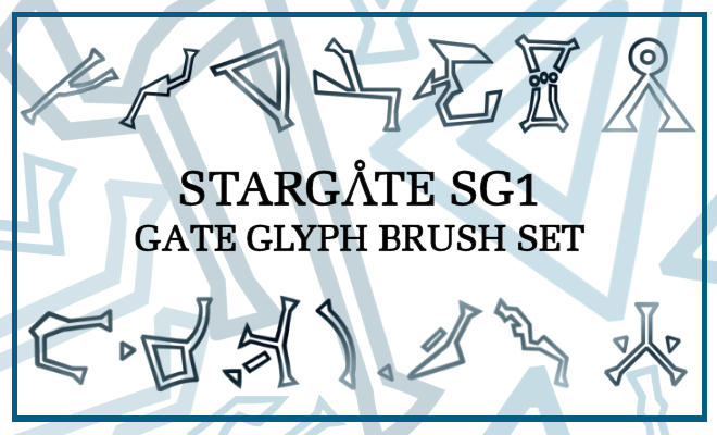 Stargate Glyphs Brush Set by maerad-of-pellinor on DeviantArt