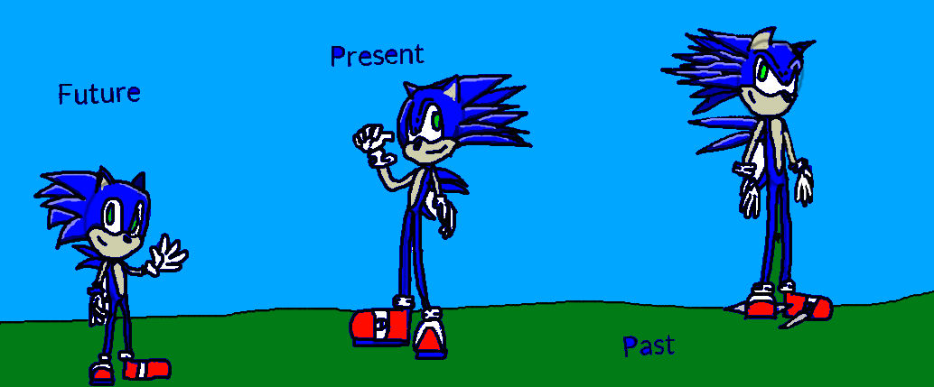 Sonic's future,present and past by Daffodillfox on DeviantArt