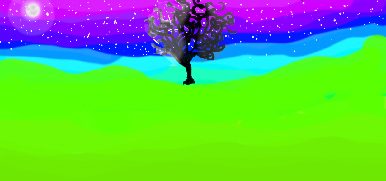 midnight tree by foxesarecute7 on DeviantArt