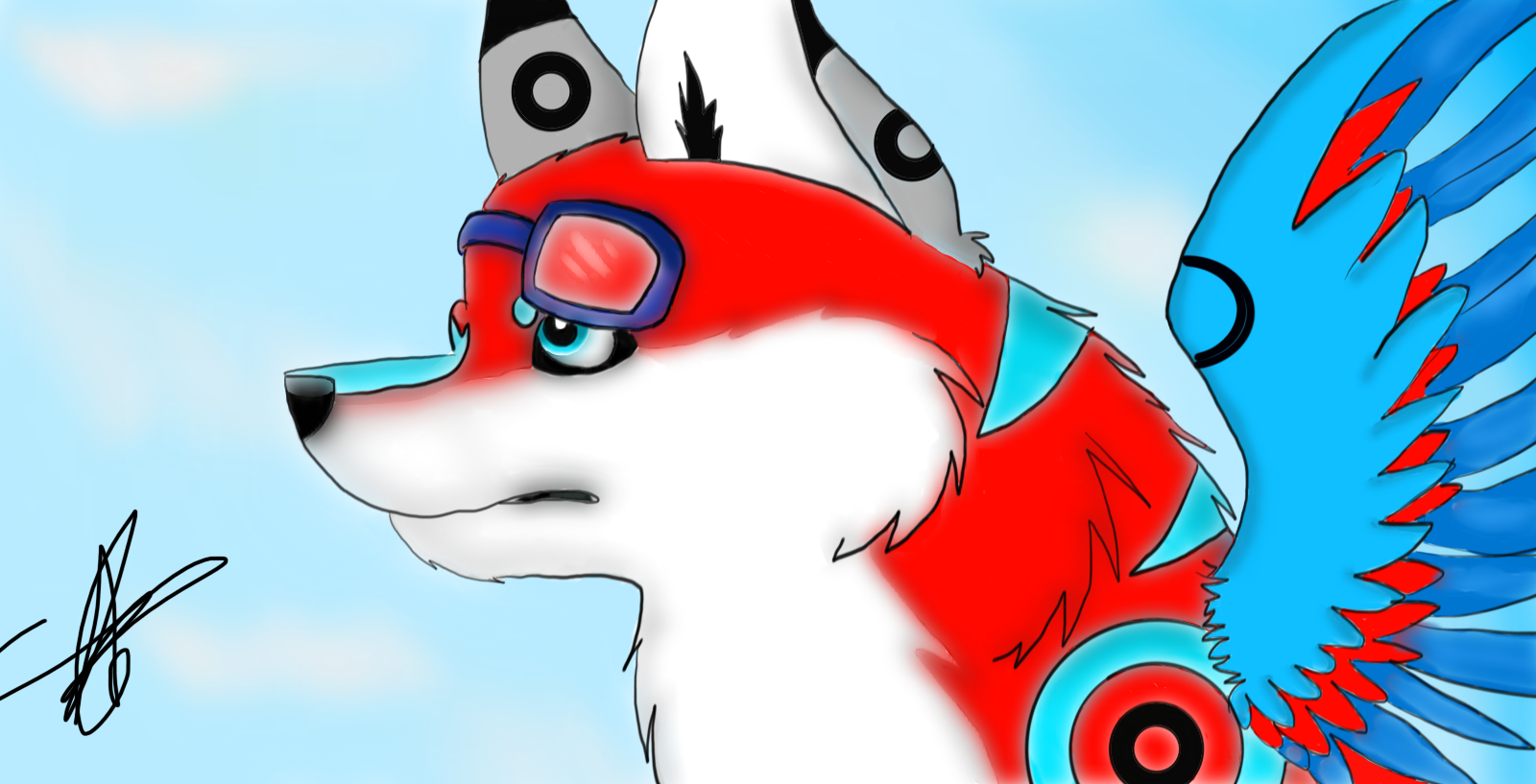 flyer wolf by darkiusedark on DeviantArt