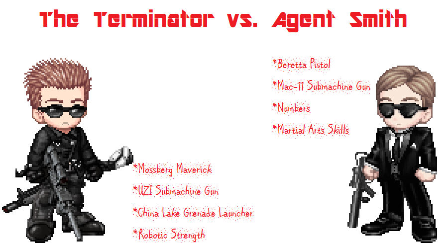 Terminator vs. Agent Smith by Tohokari-Steel on DeviantArt