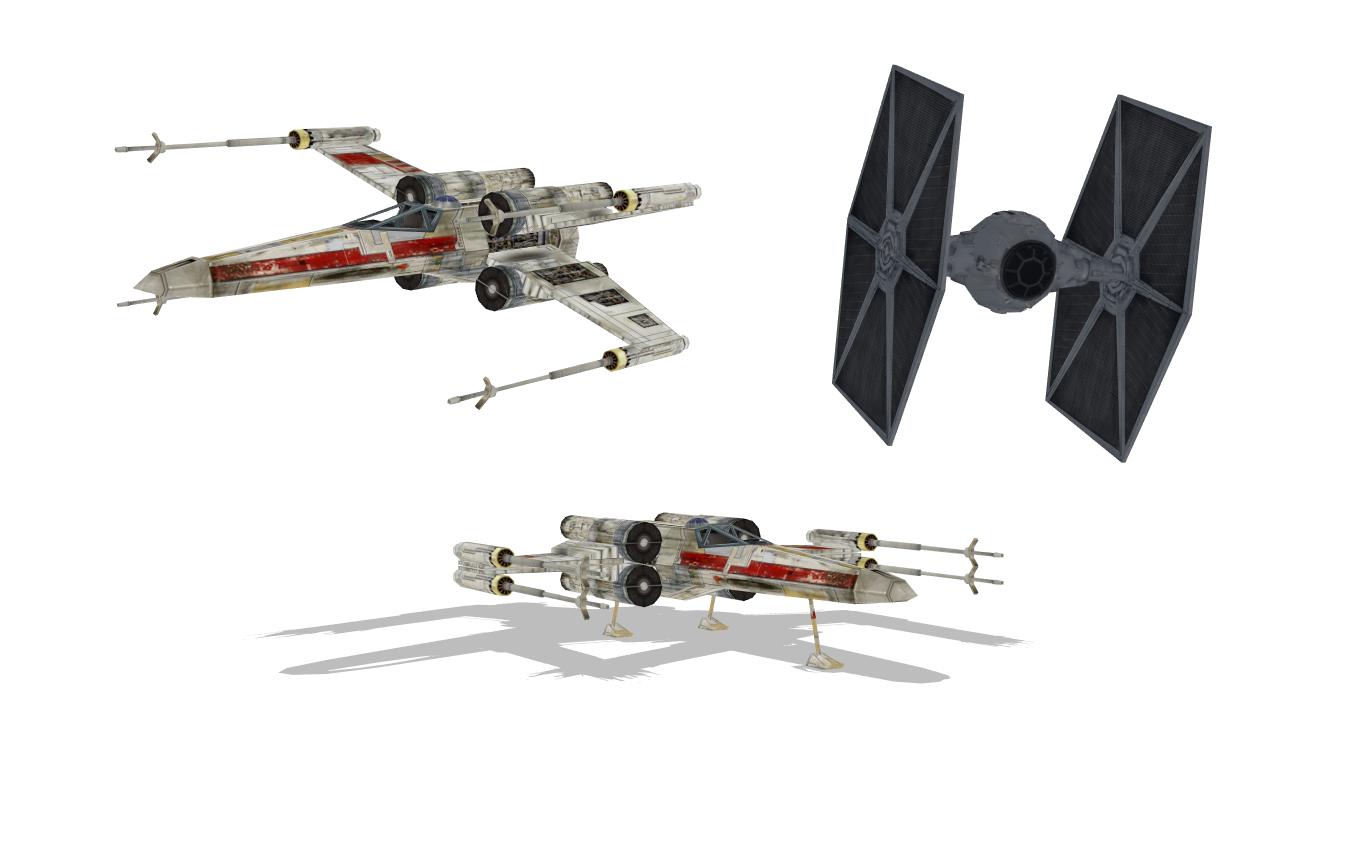 MMD- Star Wars Fighter Pack (DL) by OscartheChinchilla on DeviantArt