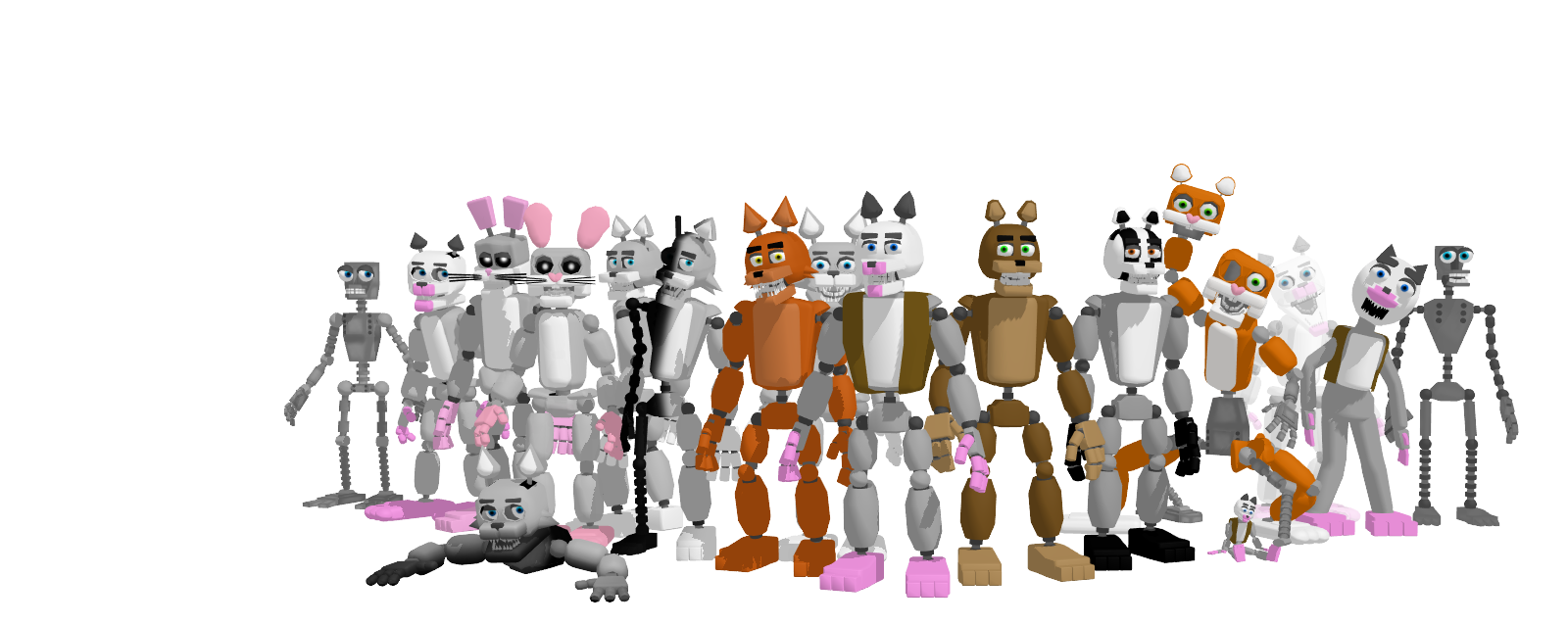 MMD- FNAP Pack (DL Reopened) by OscartheChinchilla on DeviantArt