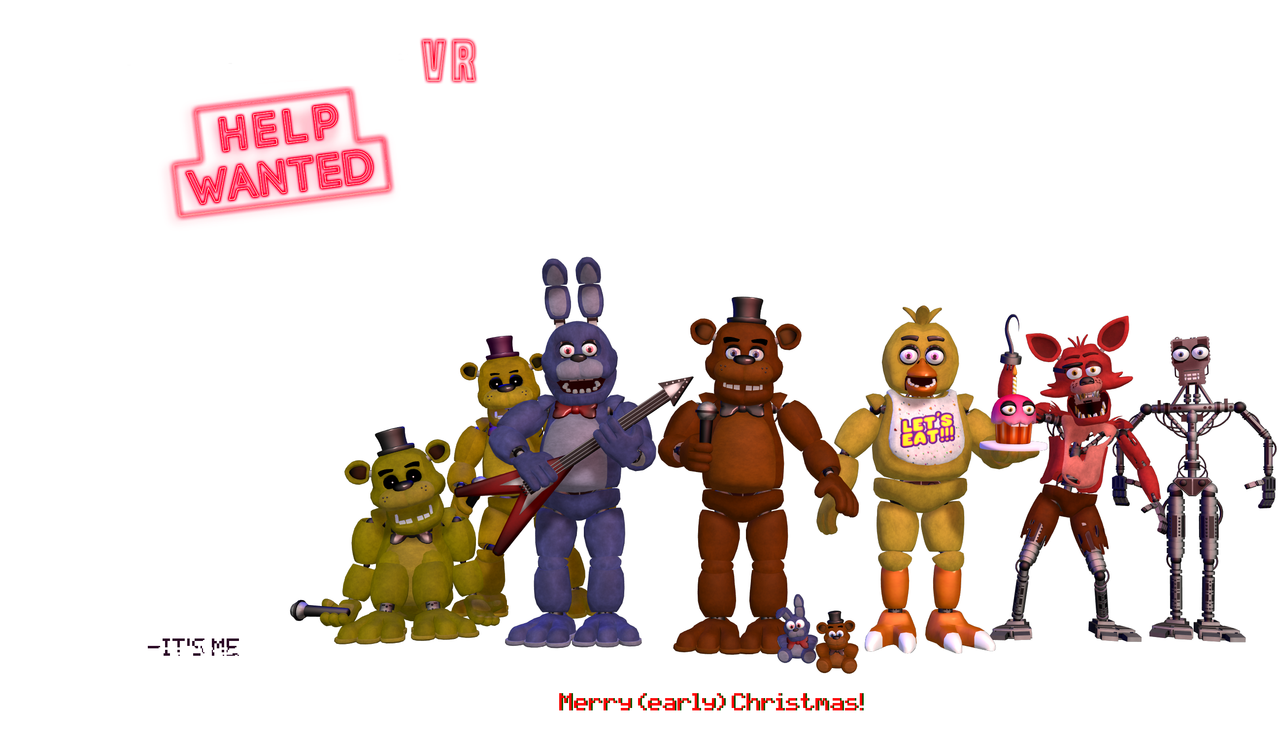 MMD- FNaF 1 HW Remastered Pack (DL!) by OscartheChinchilla on DeviantArt