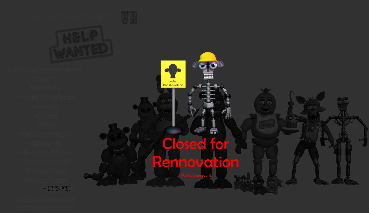 MMD- FNaF 1 HW Remastered Pack (DL Renovation) by OscartheChinchilla on ...