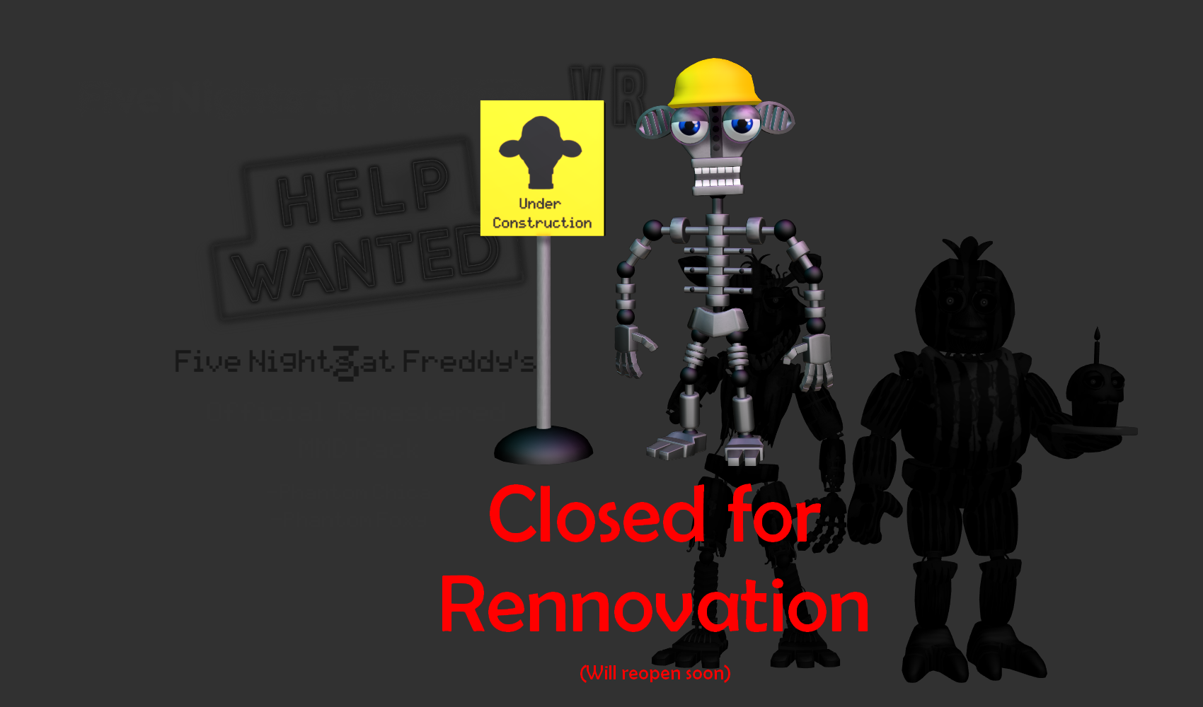 MMD- FNaF 3 HW Remastered Pack (DL Renovation) by OscartheChinchilla on ...