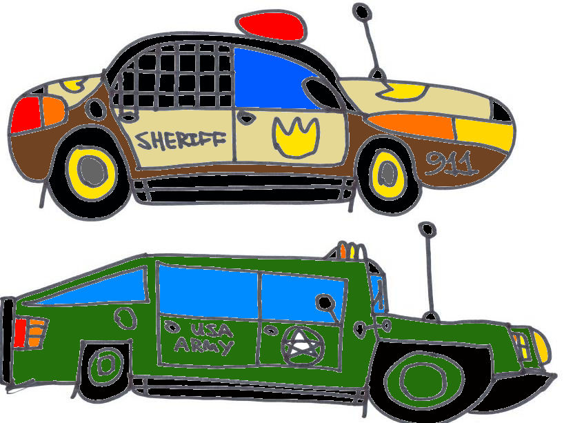 army hummers and sheriff cars by Kevincarlsmith on DeviantArt