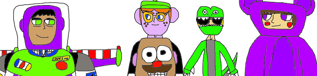 4 superheroes dress up on halloween by Kevincarlsmith on DeviantArt