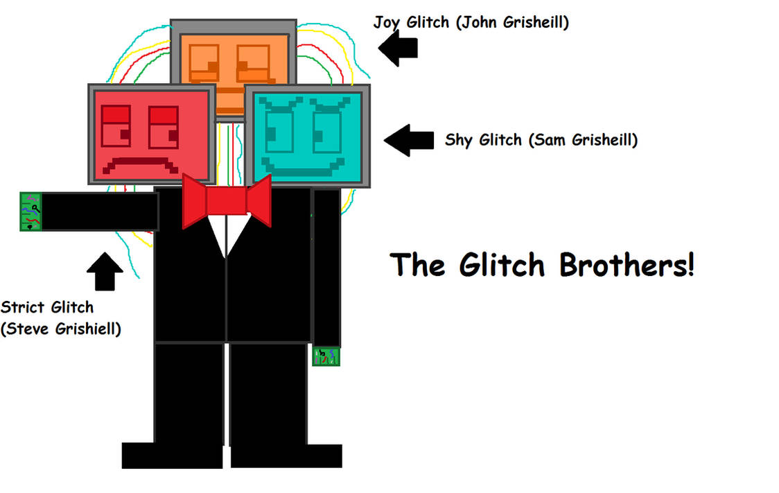 The Glitch Brothers! (my 2nd ONAF OCs) by K1NG-KR3B on DeviantArt