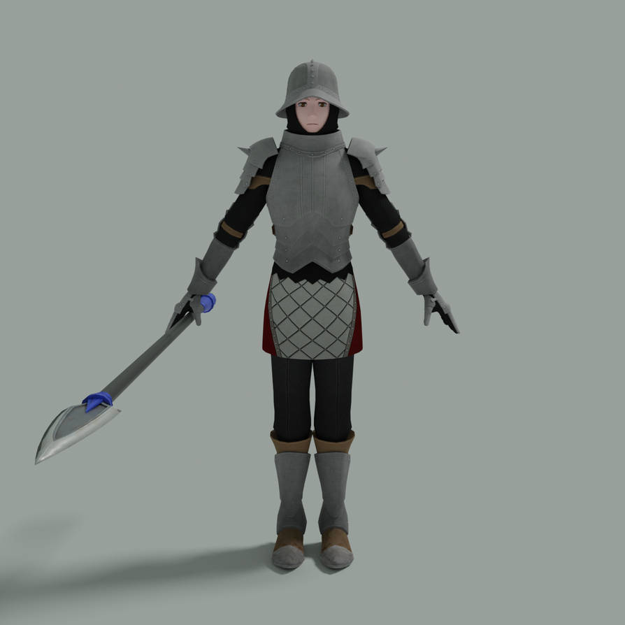 Gatekeeper/Male Soldier (FE3H) - XPS by ShinyAegislash on DeviantArt