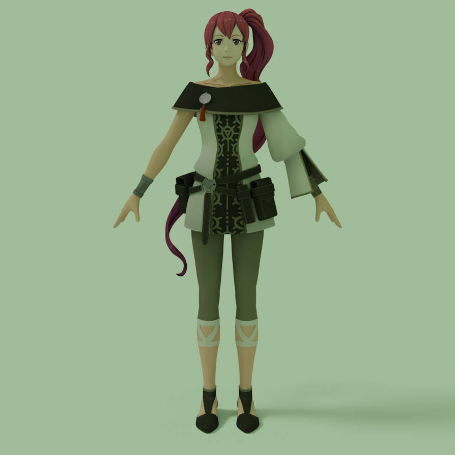 Anna (Fire Emblem: Three Houses) - XPS by ShinyAegislash on DeviantArt