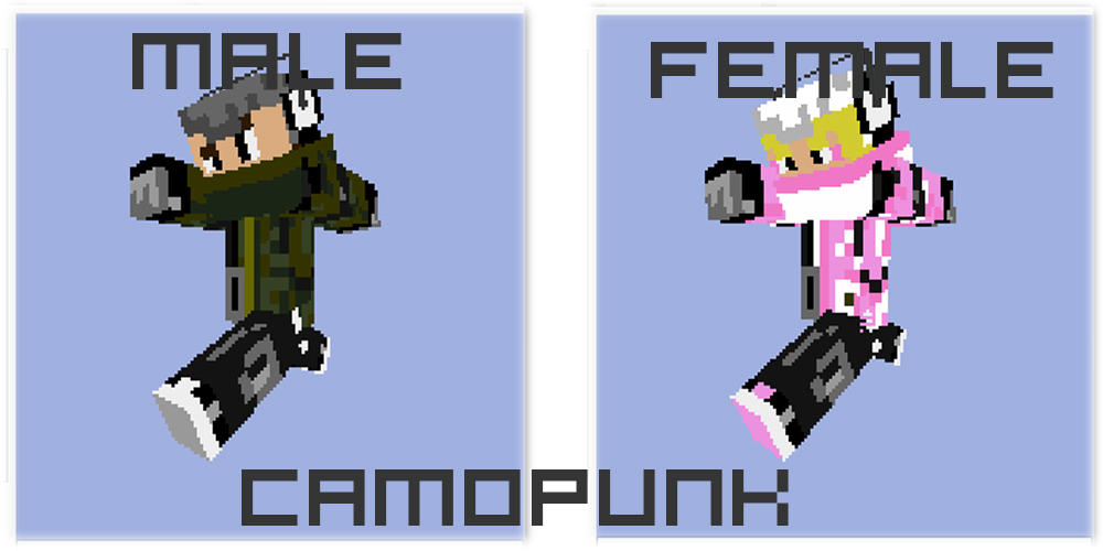 Camo Punk Minecraft Skins by DJjitlee on DeviantArt