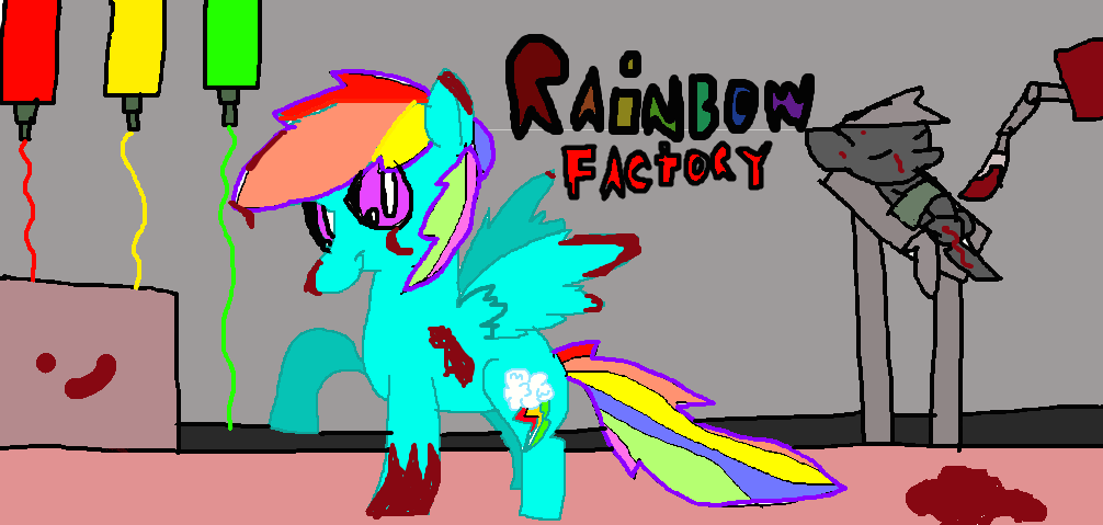 Rainbow factory fanart by kittydoseminecraft on DeviantArt