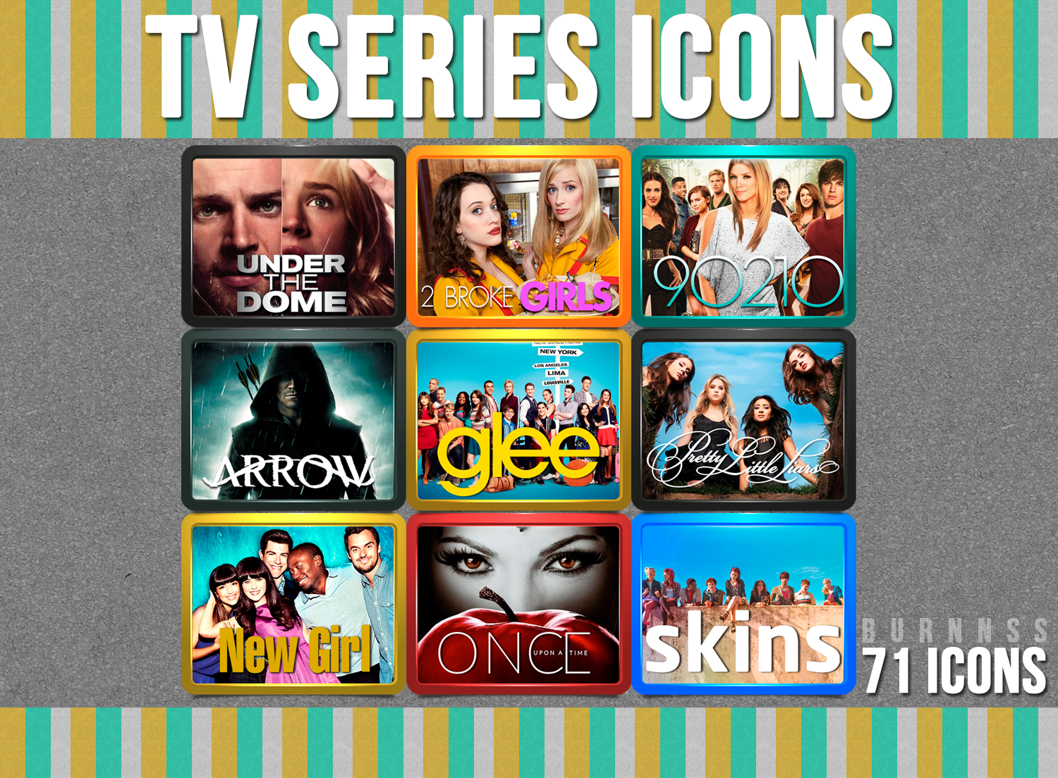 71 TV Series Icons by burnnss on DeviantArt