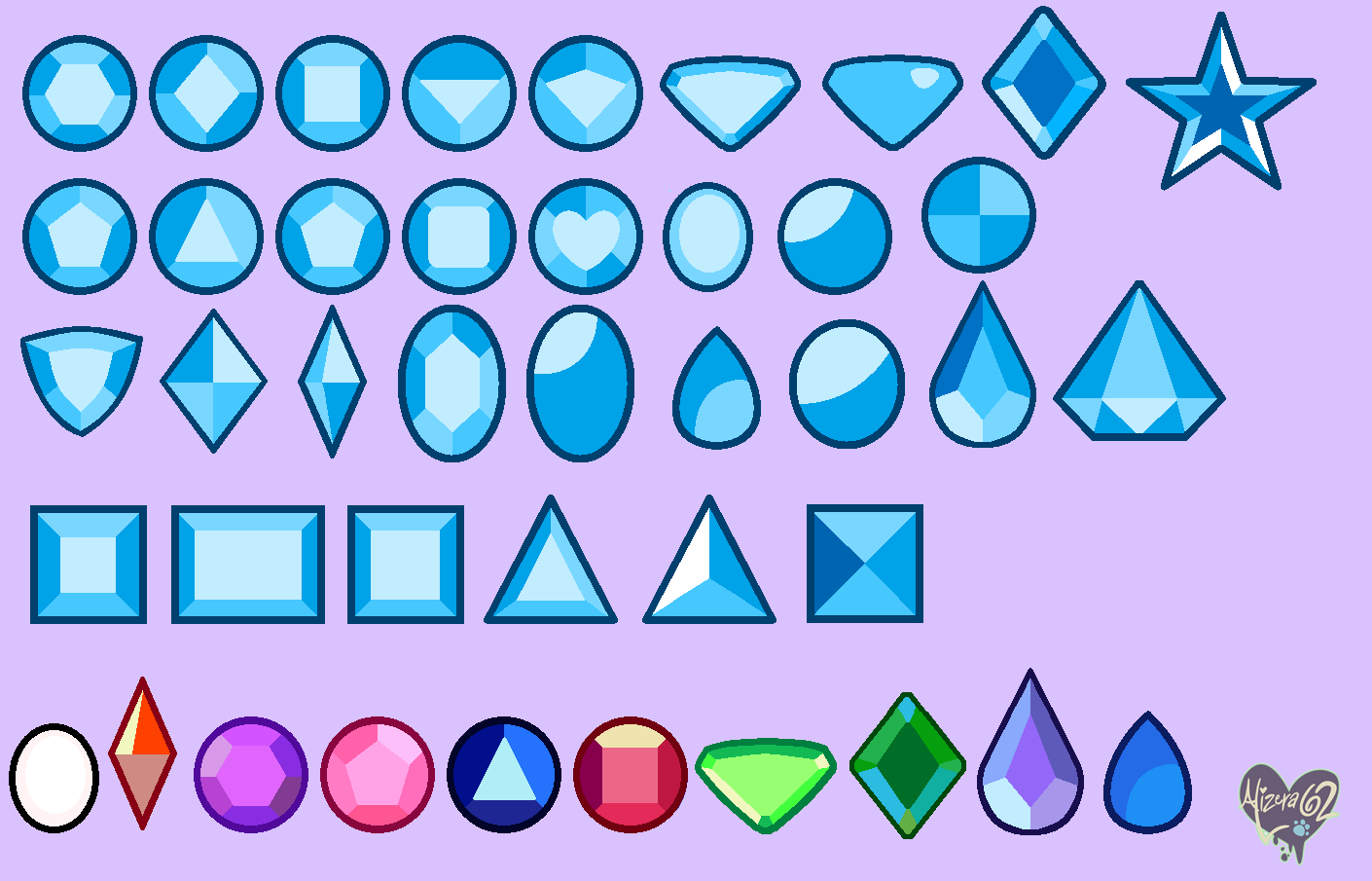 Gem Bases by Alizera62 on DeviantArt