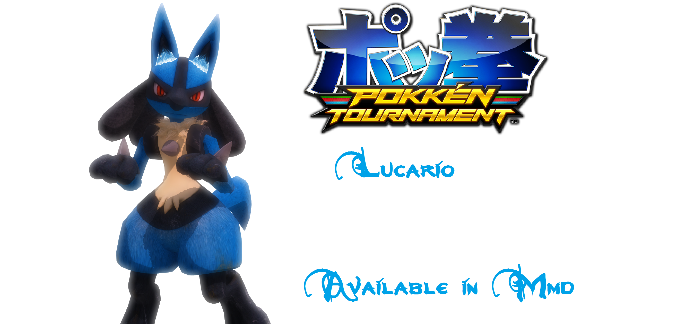 MMD Pokken Tournament Lucario (DL) by DashieStudios on DeviantArt