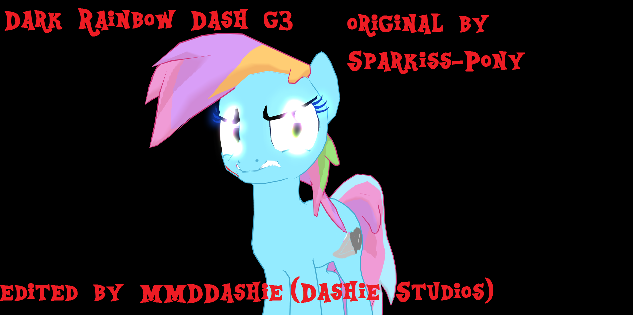MMDxMLP Dark Rainbow Dash G3 (DL) by DashieStudios on DeviantArt