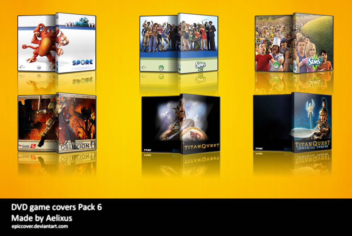 dvd game covers pack 6 by epiccover on DeviantArt