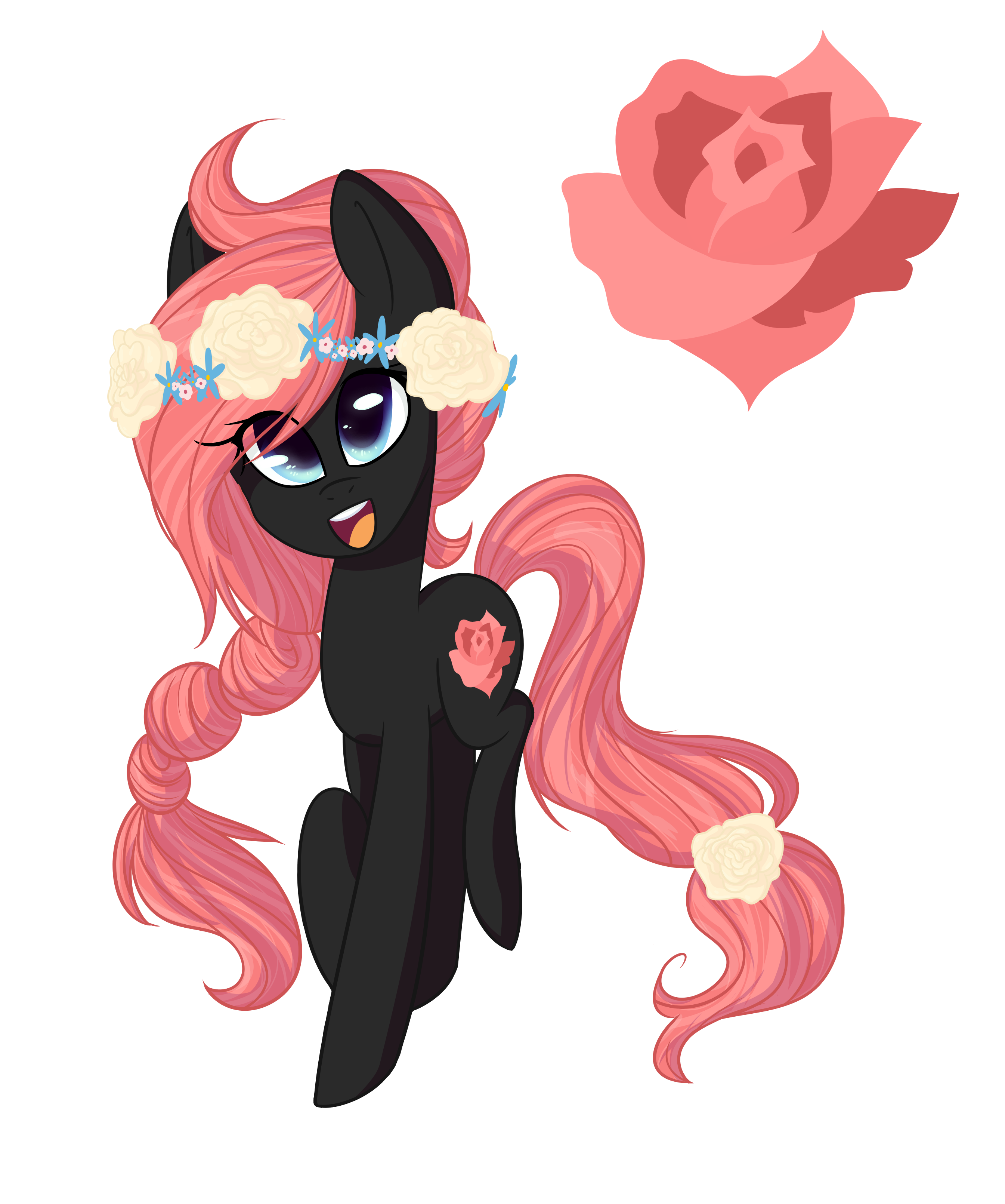 Black Rose [Full Ref.] by ShenDoodles on DeviantArt
