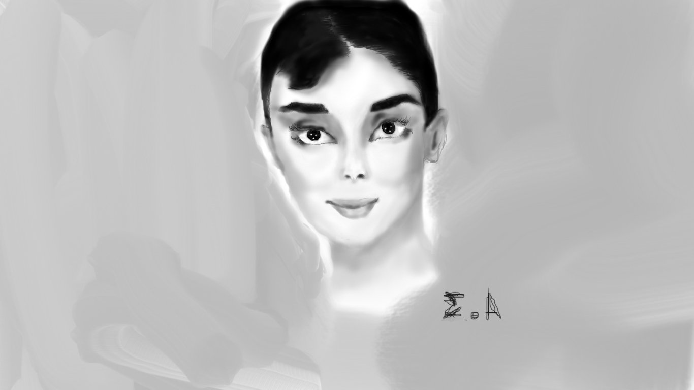 Audrey hepburn (my cartoon style) by vintagelicious on DeviantArt