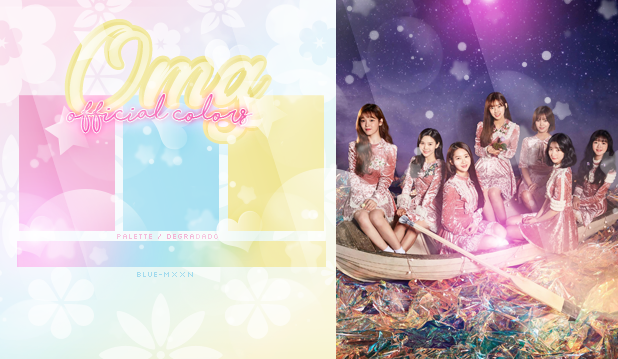 OH MY GIRL OFFICIAL COLORS | Mini pack swatches by blue-mxxn on DeviantArt