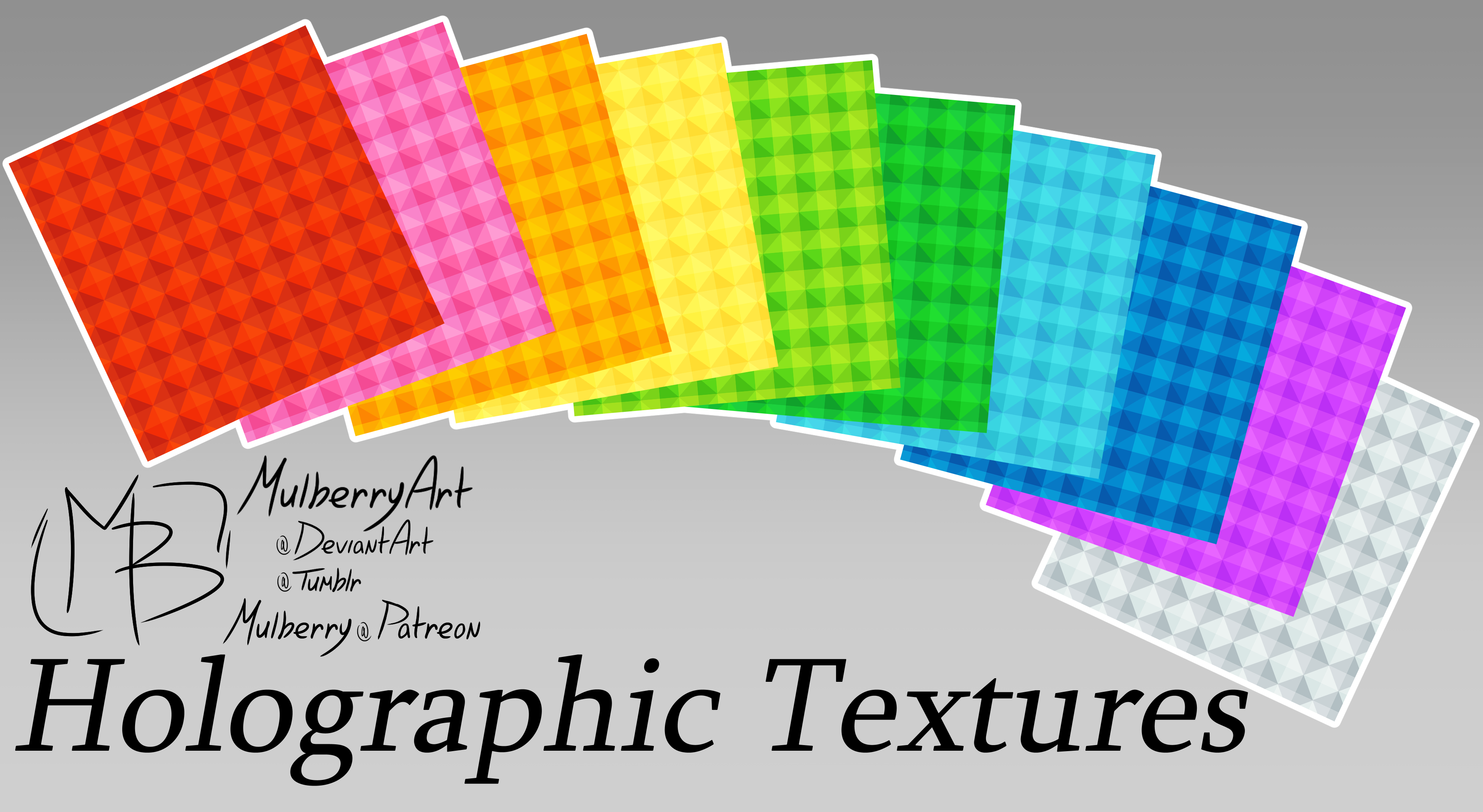 Holo Texture Pack by MulberryArt on DeviantArt