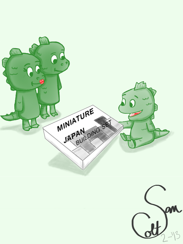 Baby Godzilla by s-colt on DeviantArt