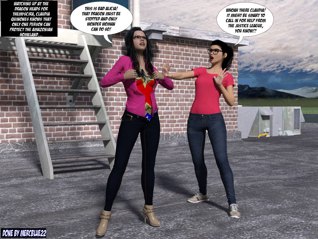 Claudia Quinones becomes Wonder Woman on Roof TF 1 by mercblue22 on ...