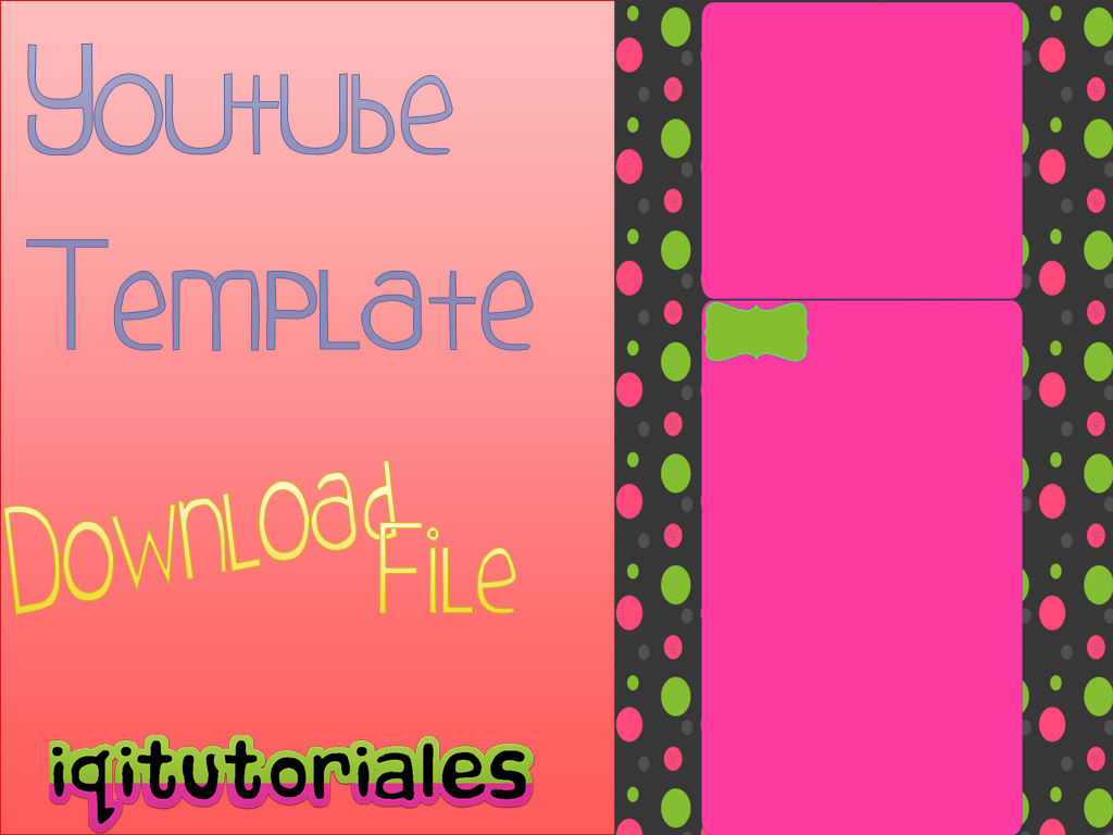 Template to youtube by iqitutoriales on DeviantArt